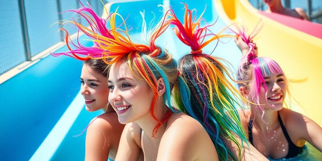 Wasserrutsche Haare erklärt: Der Haartrend der Jugend! - Haareo